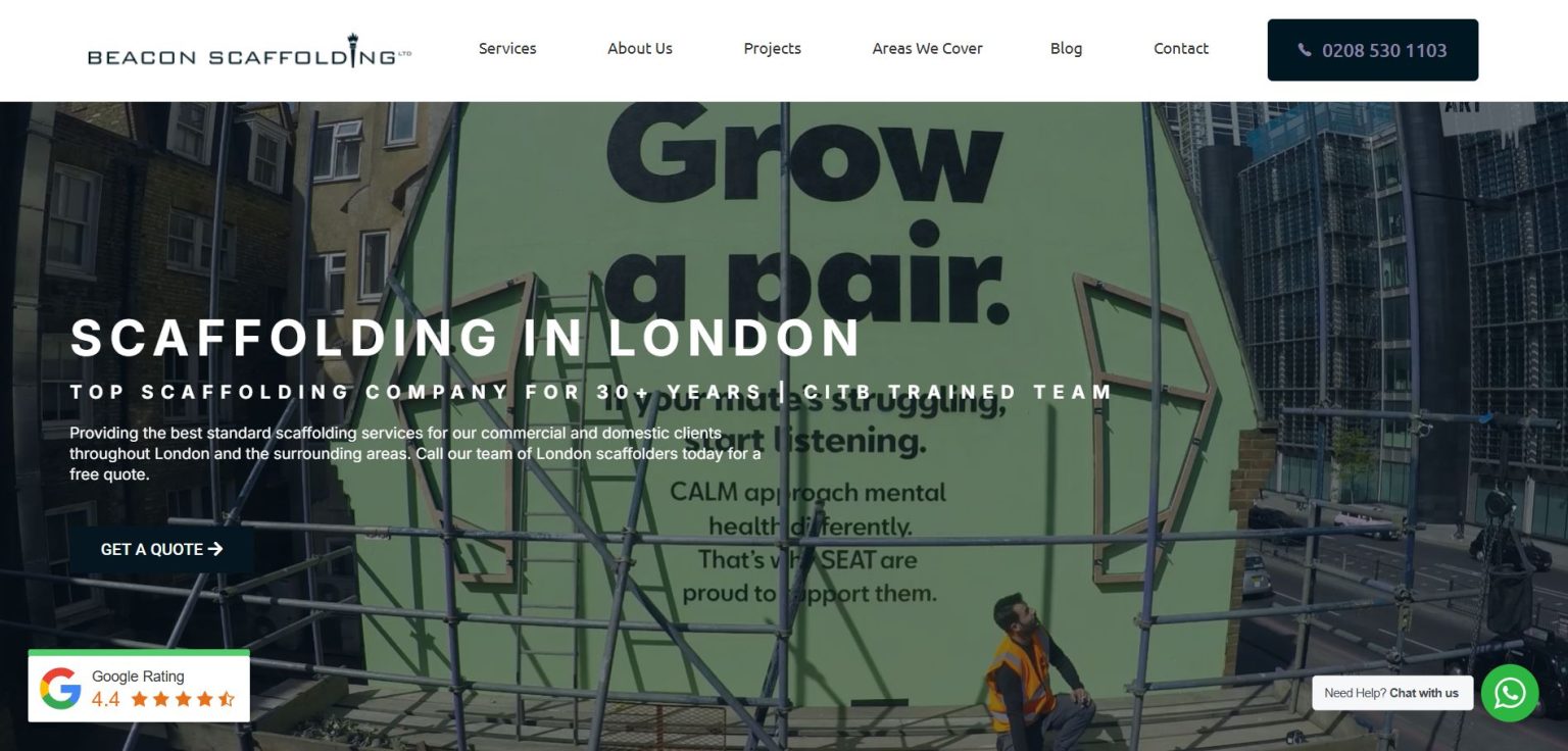 Top 10 Scaffolding Companies in London | Frame Experts