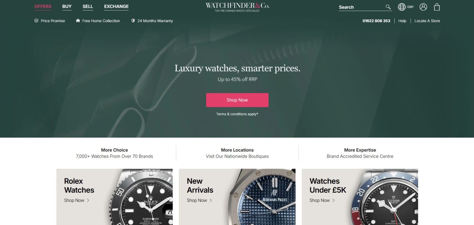 Top 10 Luxury Watch Companies in London | Elite Watches