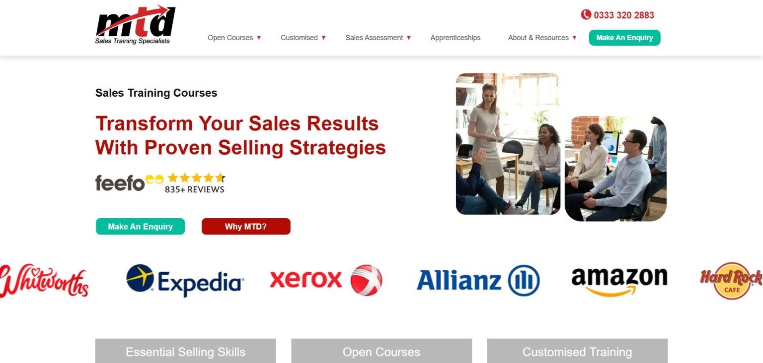 Top 10 Sales Training Companies in London | Sales Experts